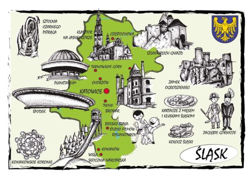 Mapa Śląska